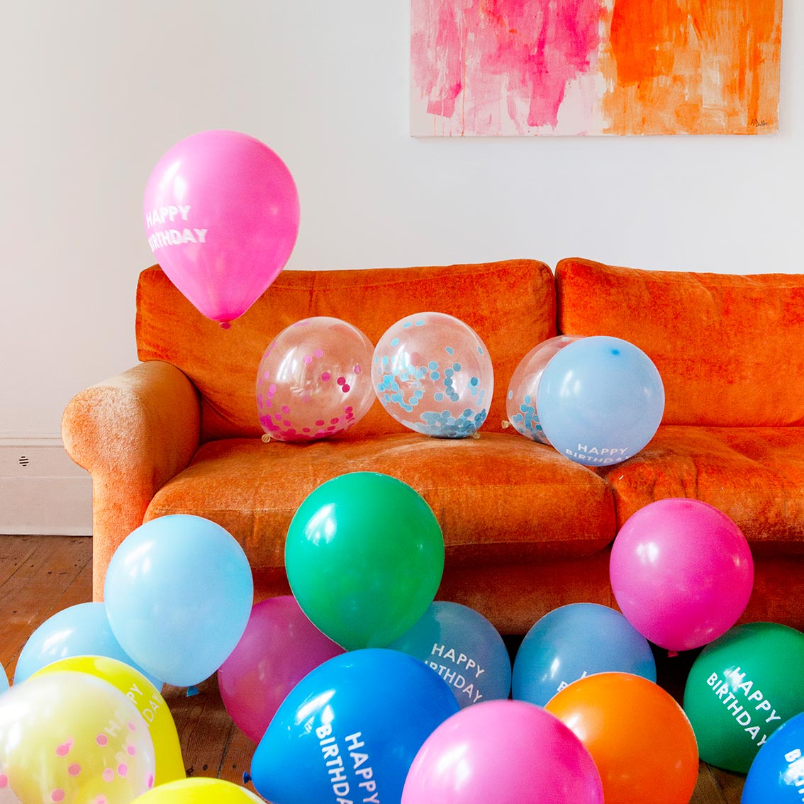 Rainbow 'Happy Birthday' Balloons - 5 Pack – Talking Tables UK Public