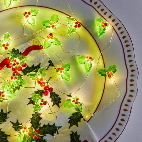Traditional Holly Christmas Decorations – Talking Tables UK Public