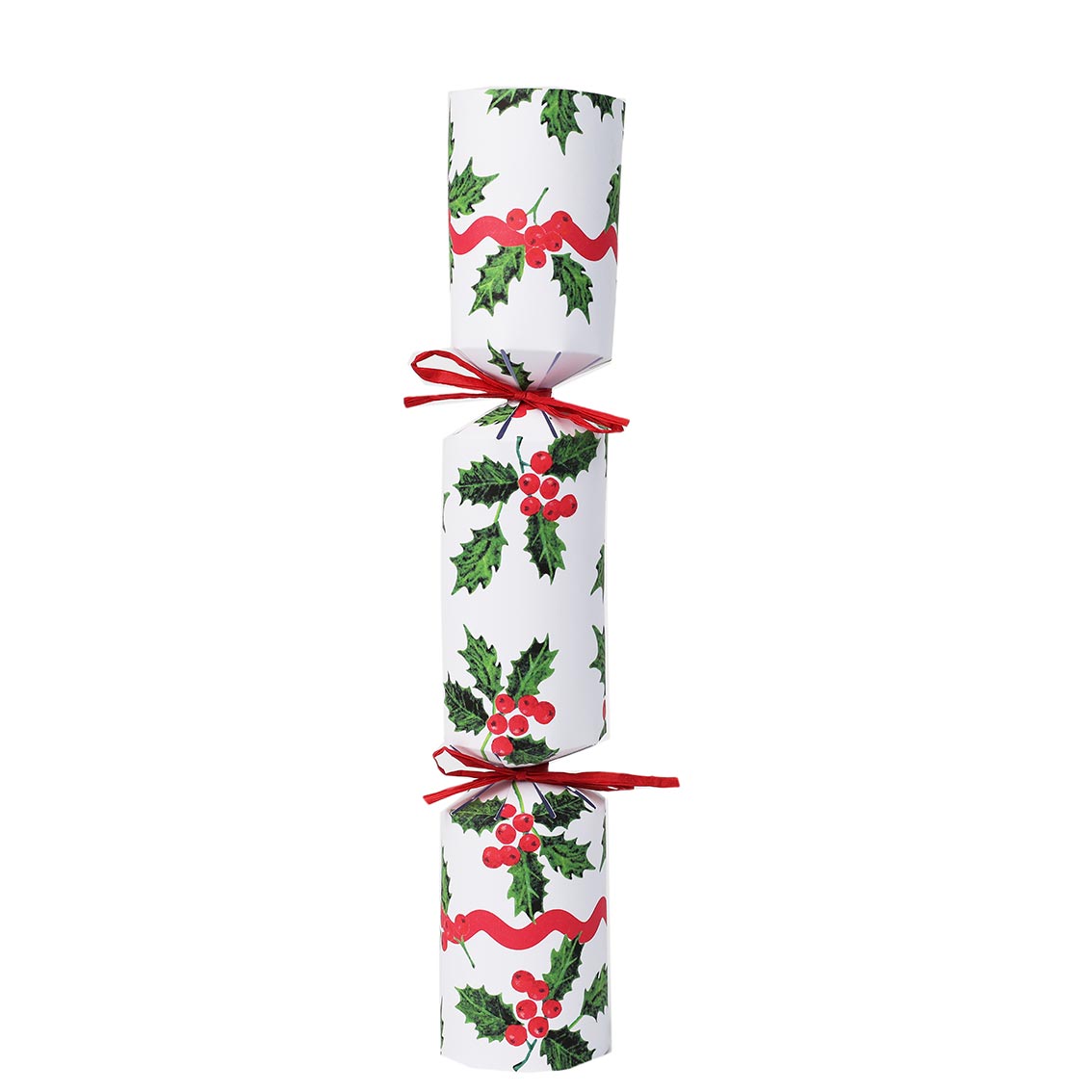 Holly White Christmas Crackers - 6 Pack – Talking Tables UK