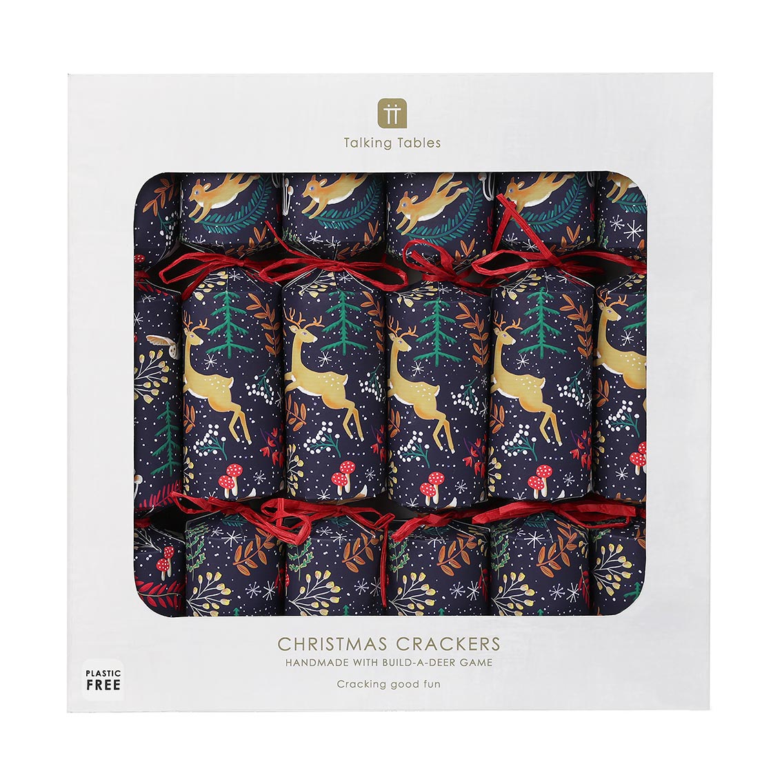 Twilight Blue Christmas Crackers - 6 Pack – Talking Tables UK