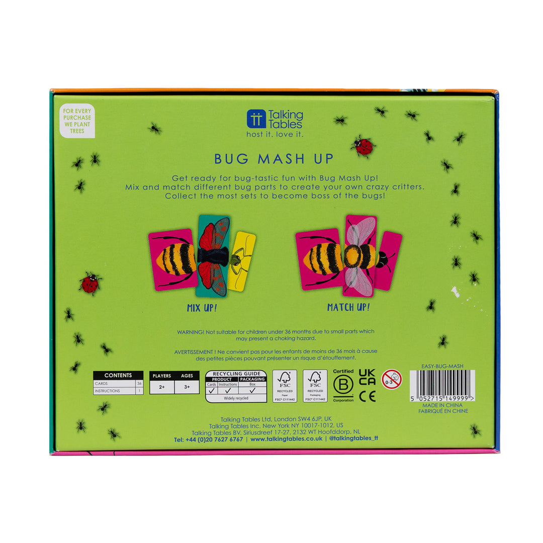 Bug Mash Up Family Card Game - Default Title - Talking Tables UK