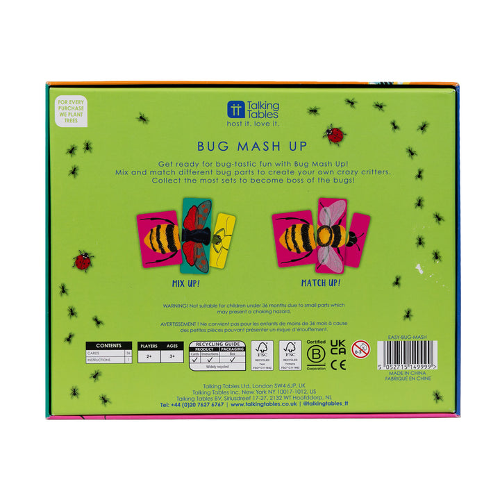 Bug Mash Up Family Card Game - Default Title - Talking Tables UK