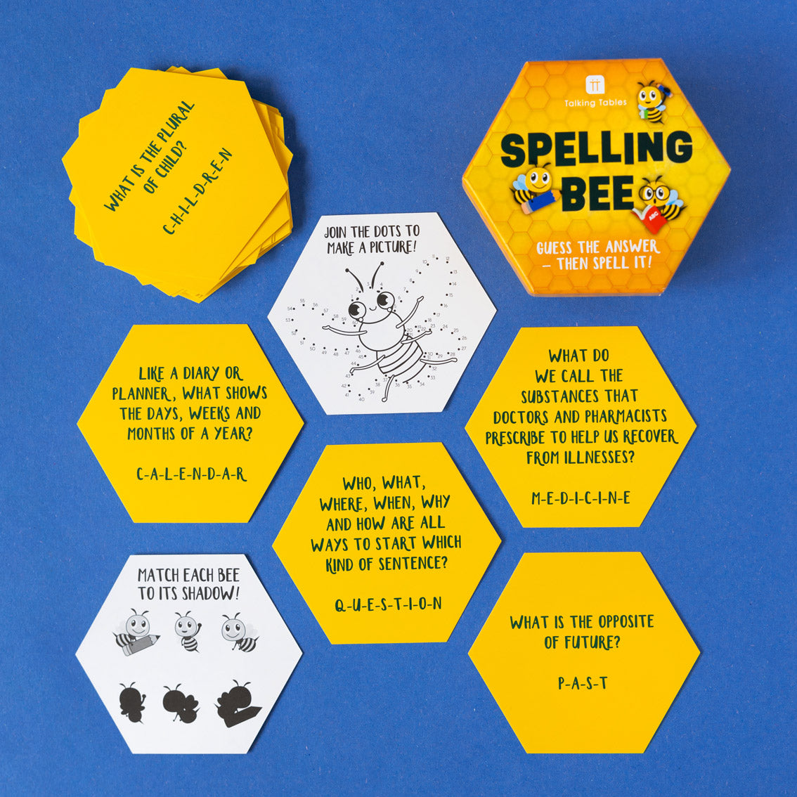 Spelling Bee Family Game – Talking Tables UK Public