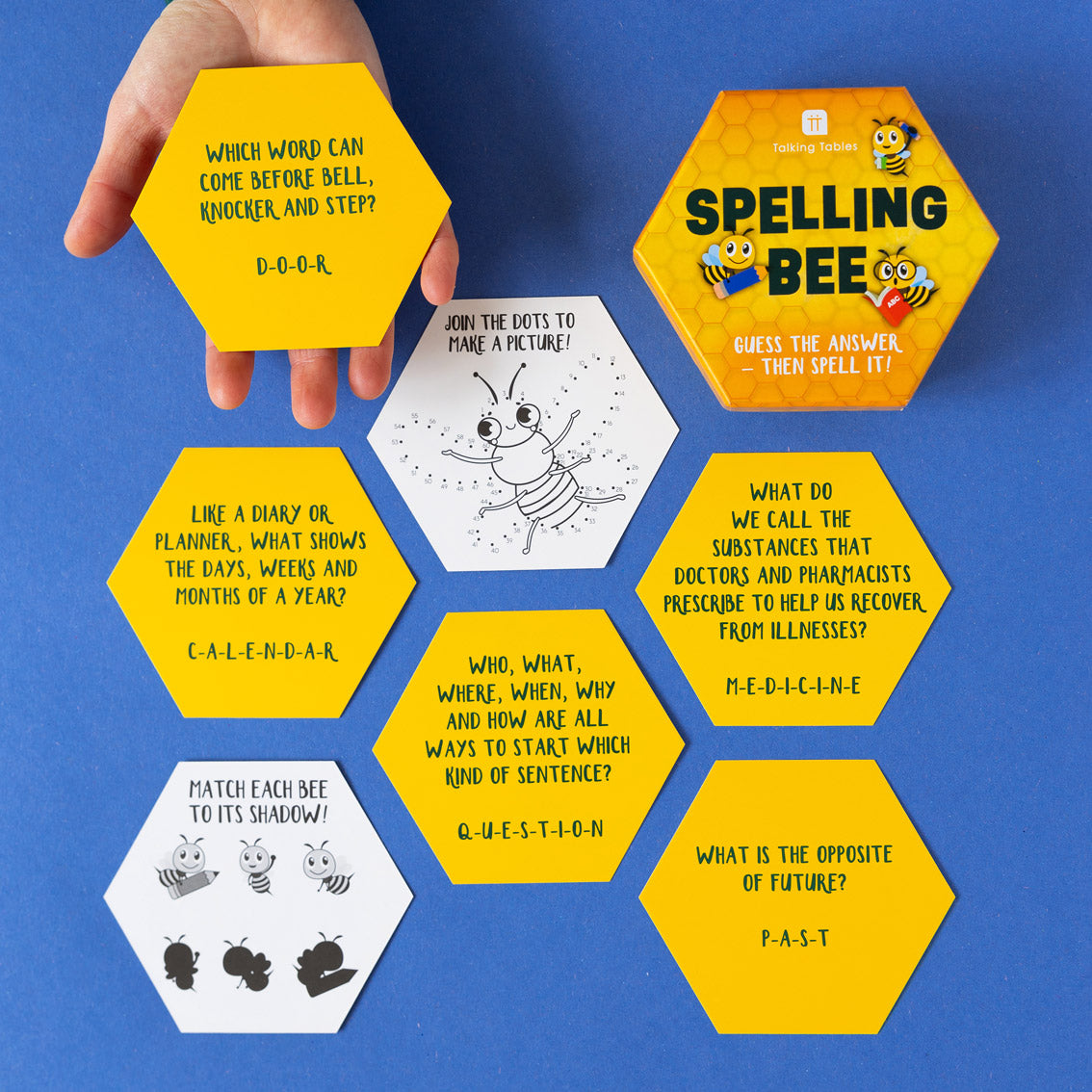 Spelling Bee Family Game – Talking Tables UK Public