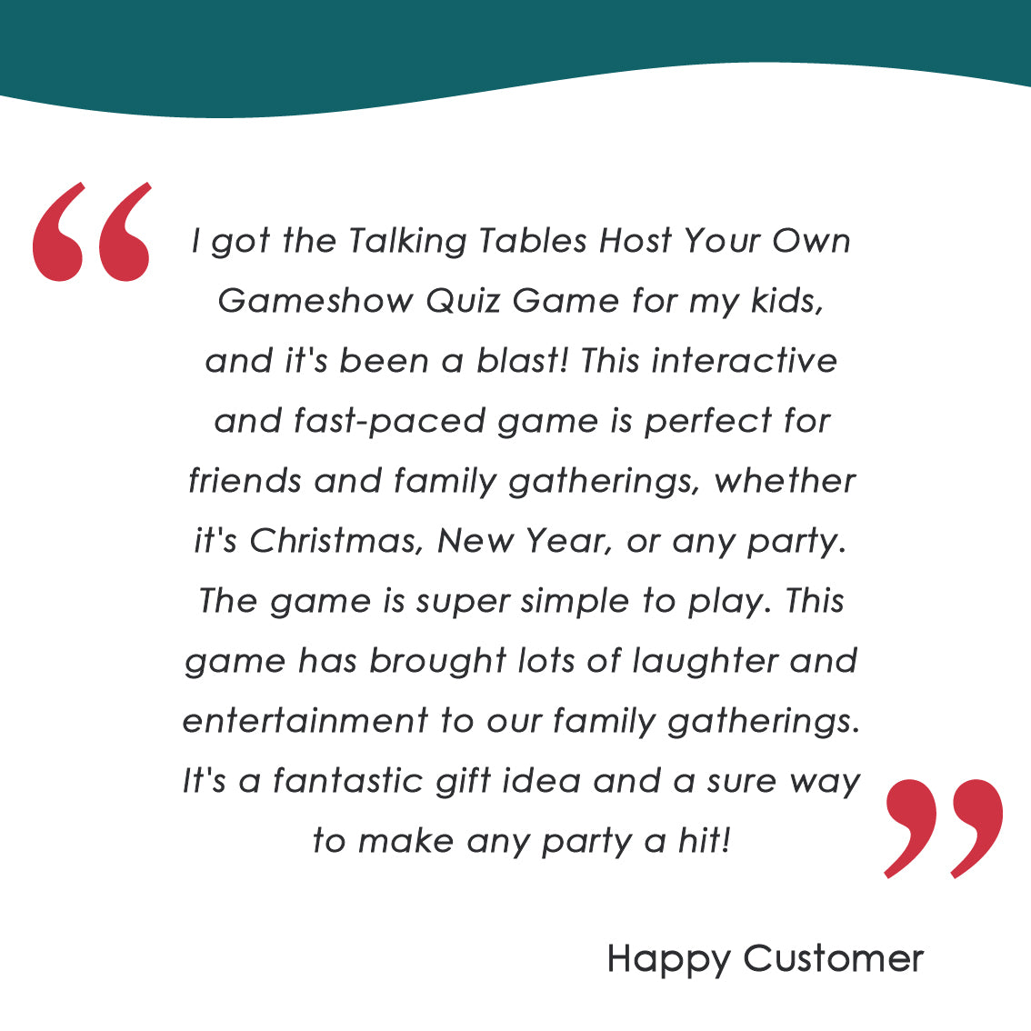 Host Your Own Family Game Show – Talking Tables UK Public