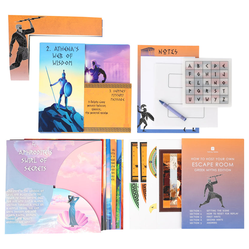 Host Your Own Escape Room – Greek Myths Edition | Talking Tables UK ...