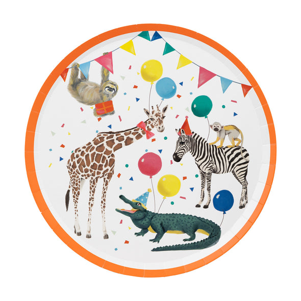 Party Animals Animal Face Plates - 12 Pack – Talking Tables UK Public