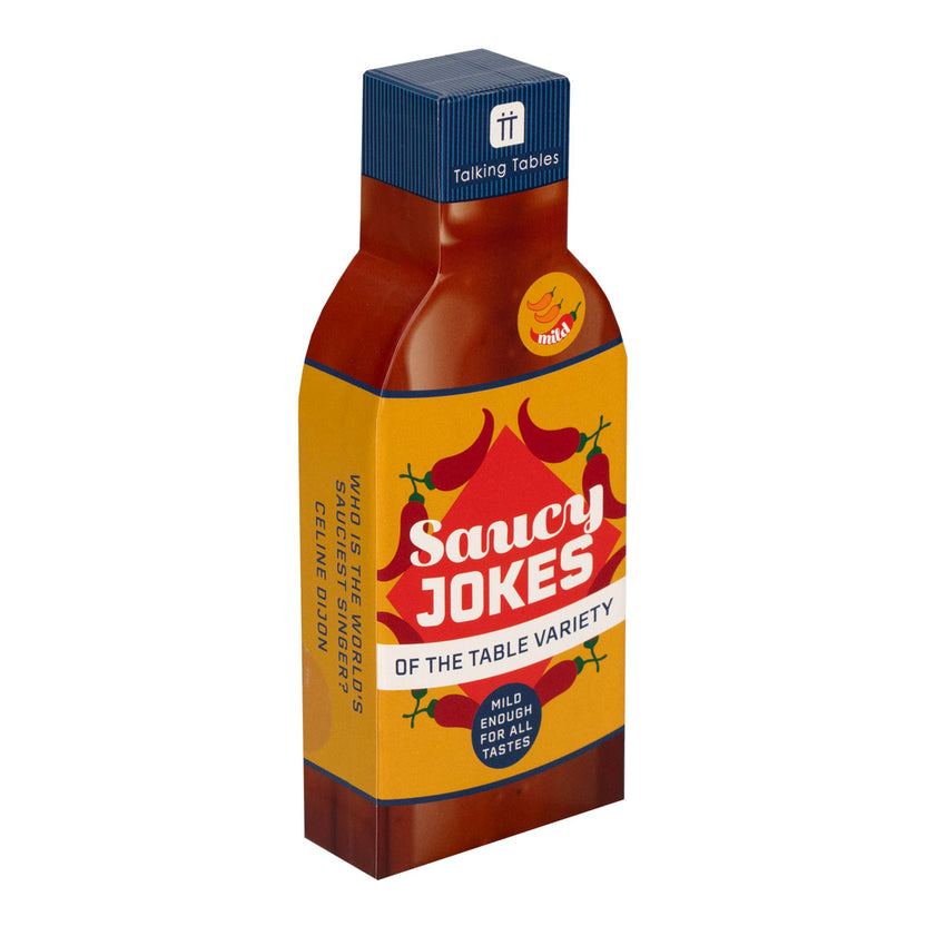 Saucy Food Jokes - 60 Cards – Talking Tables UK