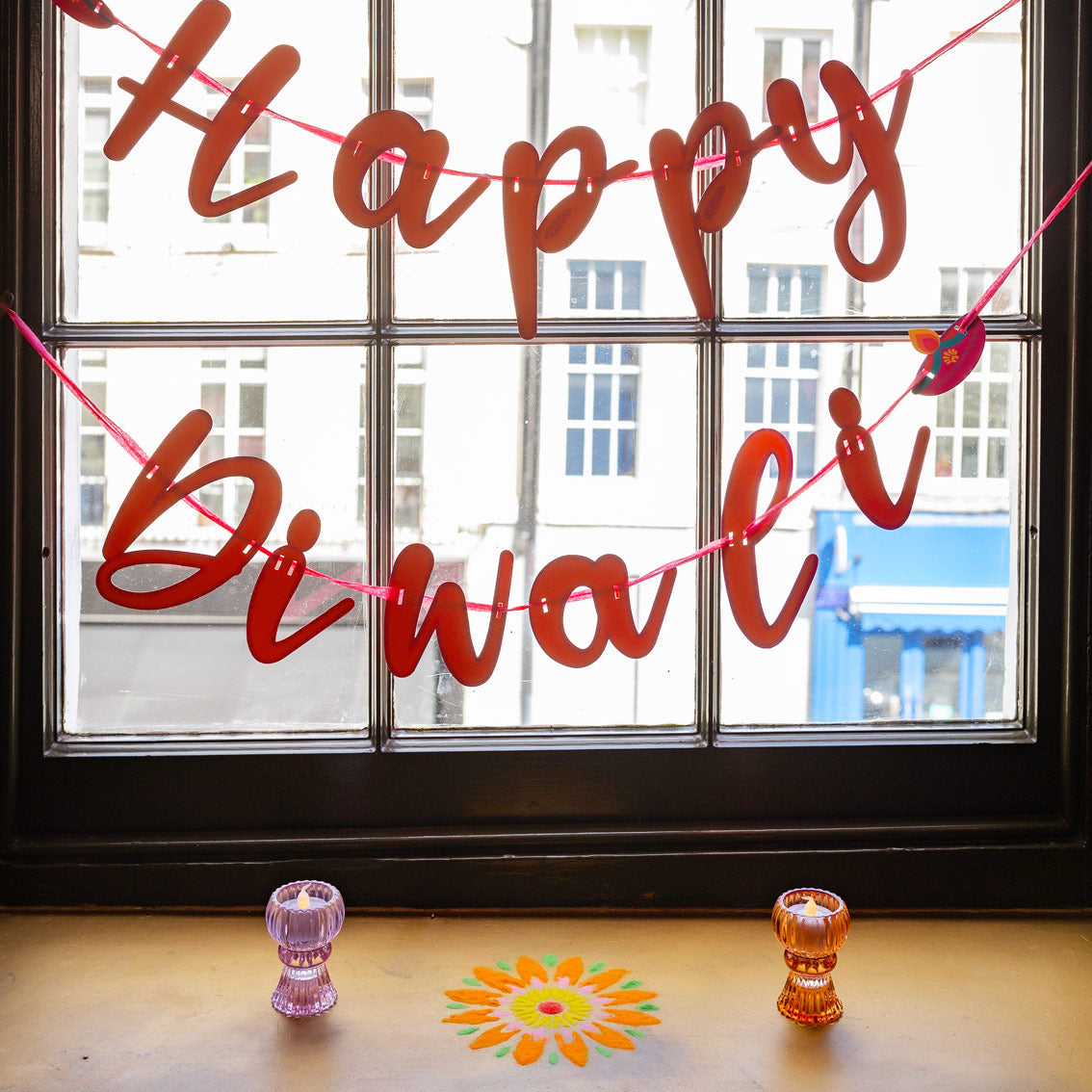 Diwali Rangoli Sand Stencil Kit - 4 Stencils - Talking Tables UK