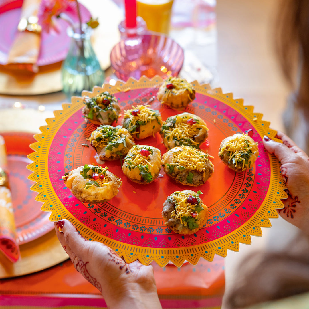 Diwali Party Platters - 30cm, 2 Pack - Talking Tables UK
