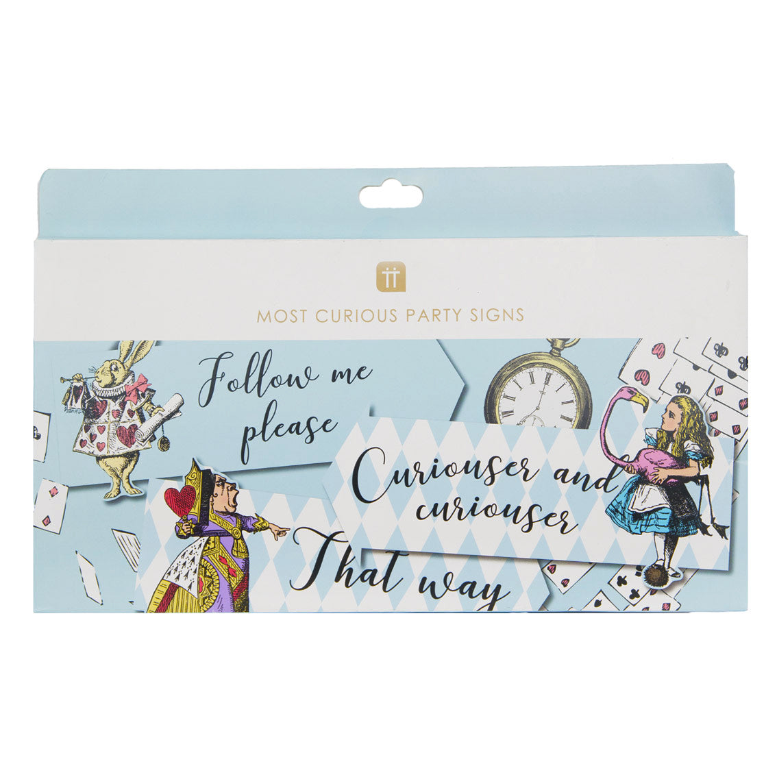 Alice in Wonderland Party Sign Decorations – Talking Tables UK Public