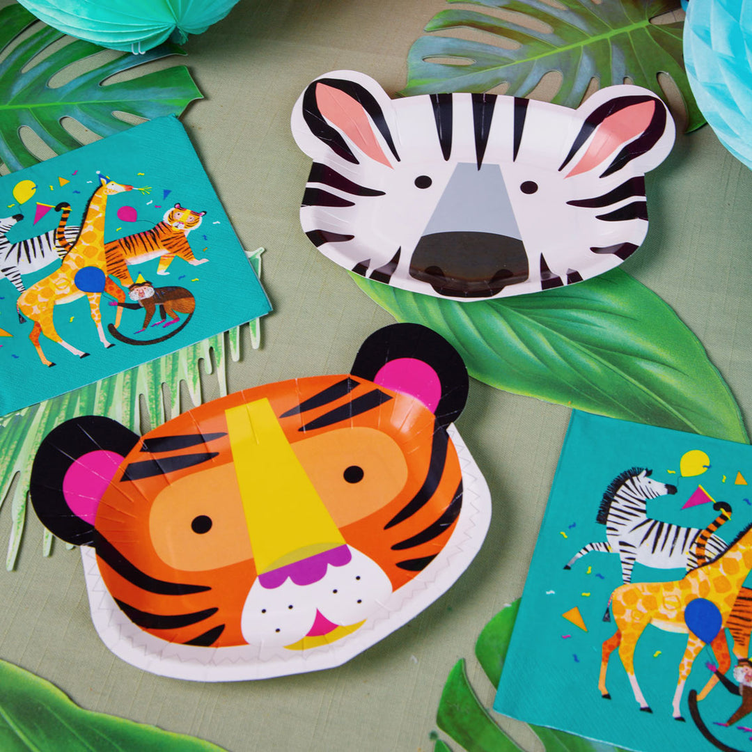 Party Animals Animal Face Plates – Talking Tables UK Public