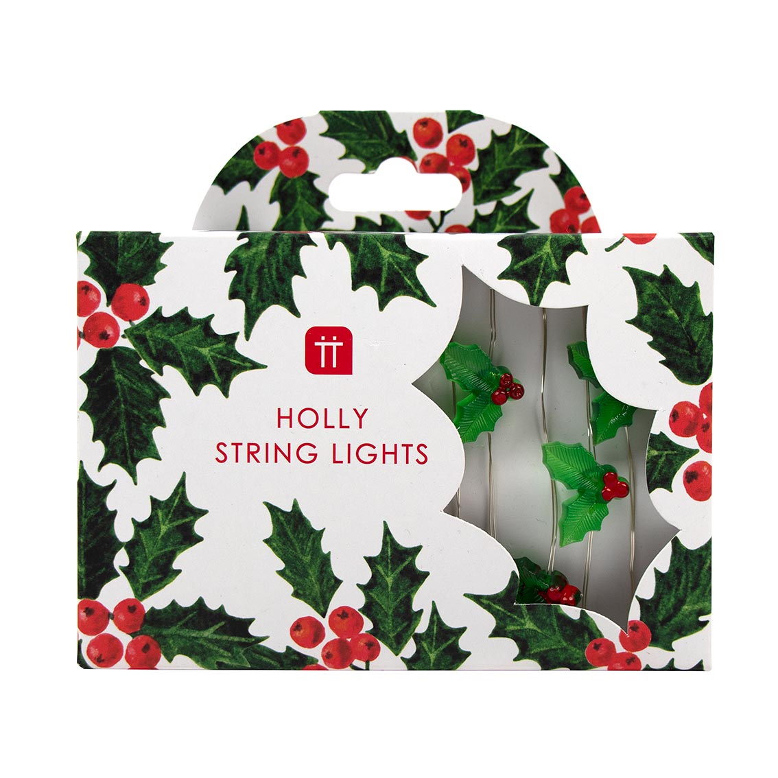 Green Holly String Lights - 3m - Talking Tables UK