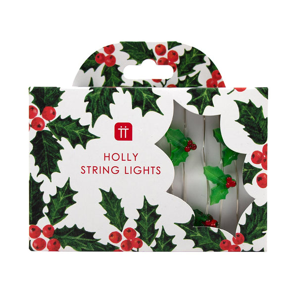 Traditional Holly Christmas Decorations – Talking Tables UK