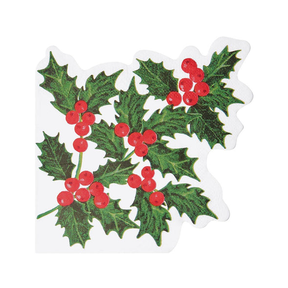 Traditional Holly Christmas Decorations – Talking Tables UK