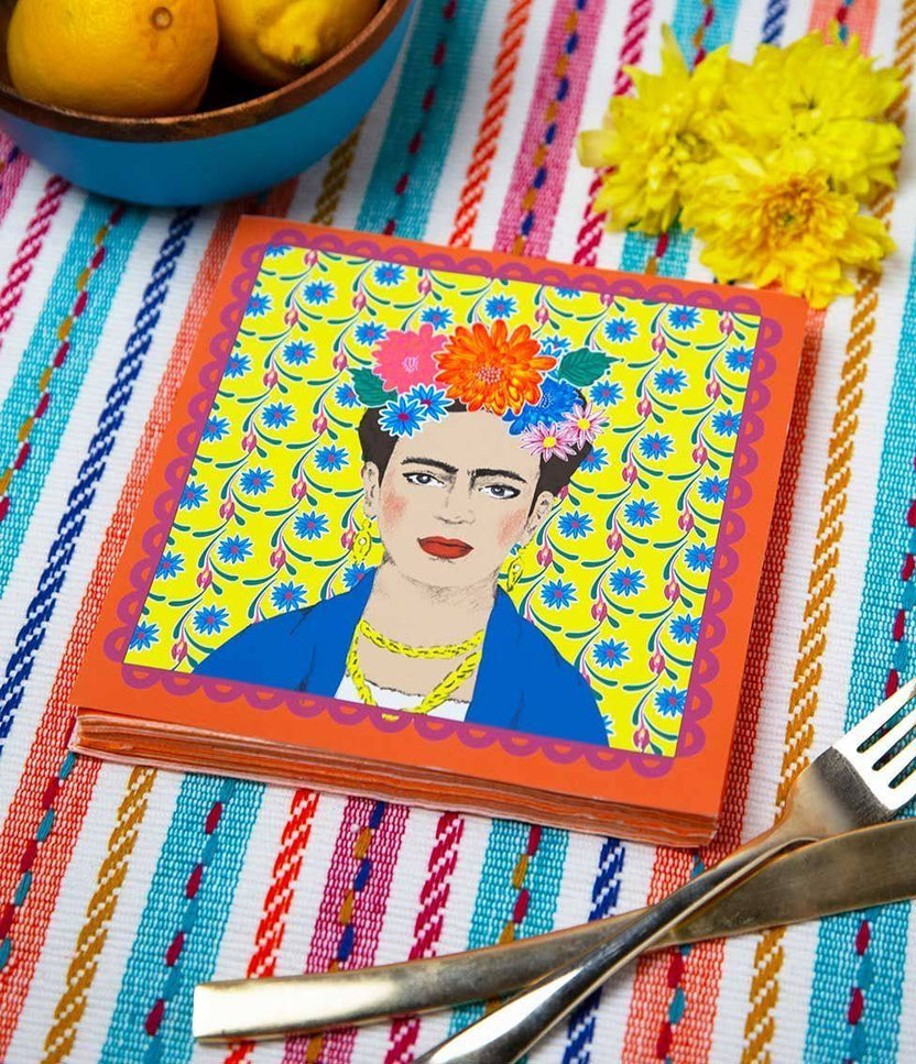 Boho Floral Frida Kahlo Napkins - Pack of 20 – Talking Tables UK