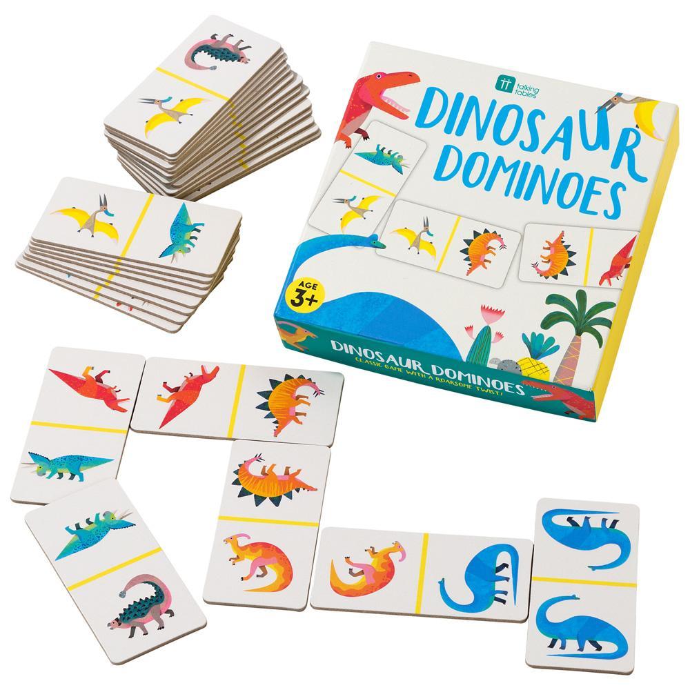 Dinosaur Dominoes Game – Talking Tables UK Public