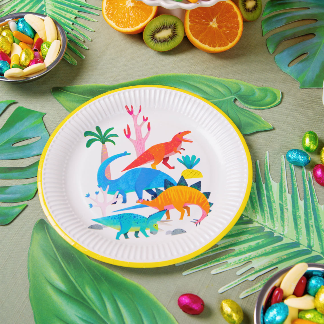 Party Dinosaur Plates - 8 Pack – Talking Tables UK Public