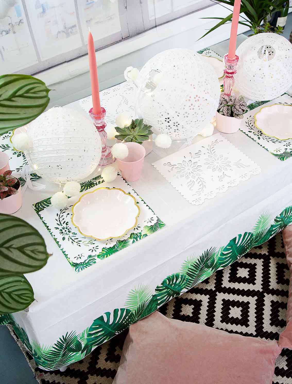 Palm leaf table store