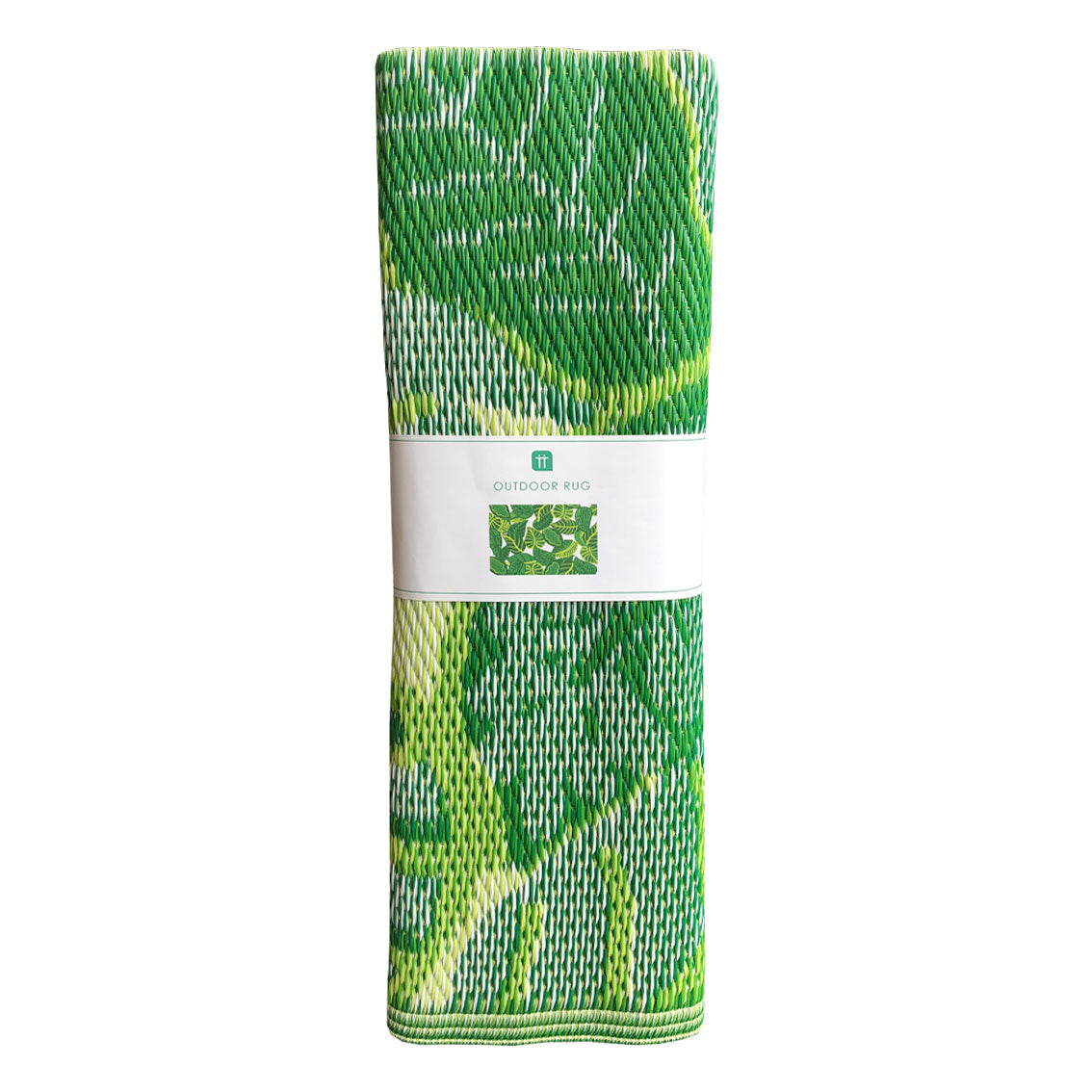 Waterproof Tropical Palm Leaf Outdoor Garden Rug - Default Title ...
