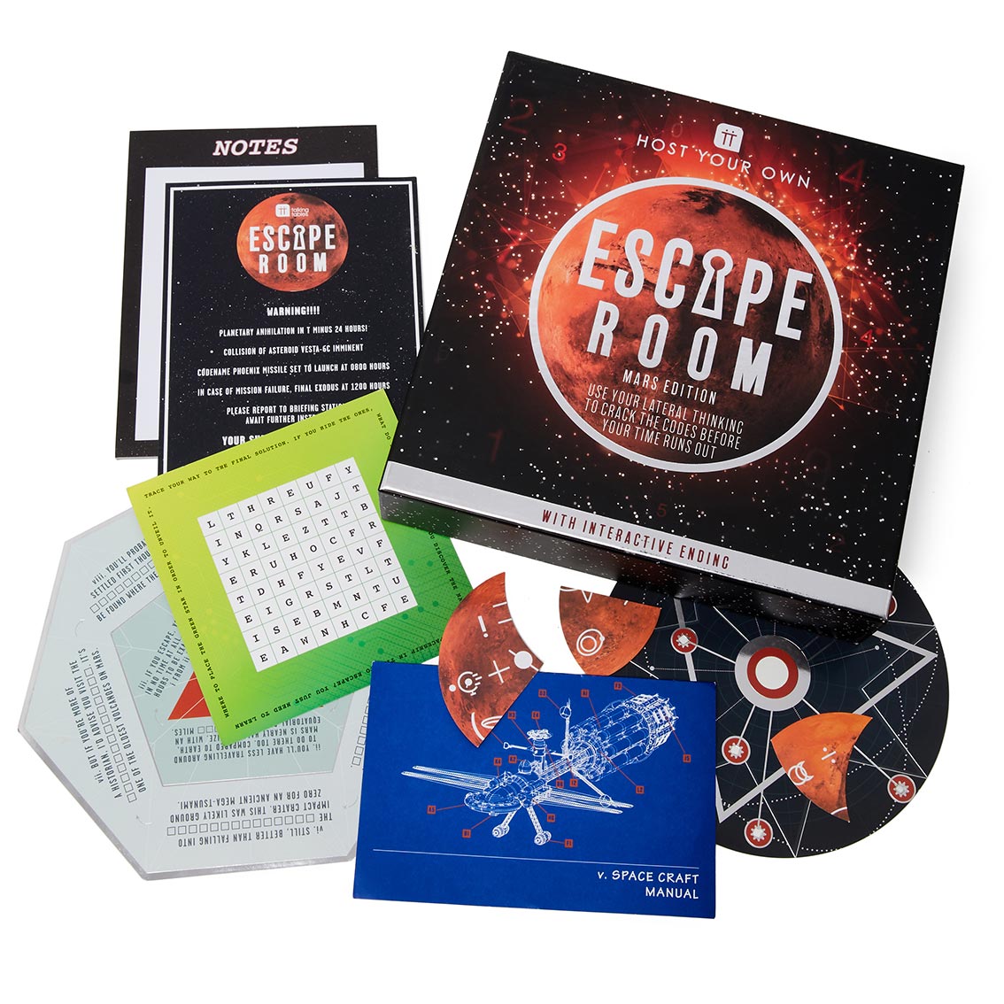 Escape Room Mars Edition - Talking Tables UK