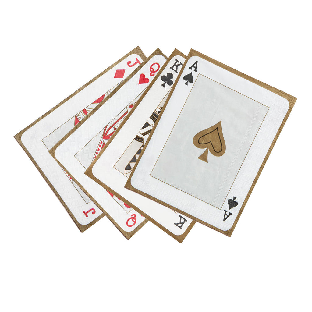 Playing Cards Napkins - 20 Pack - Talking Tables UK