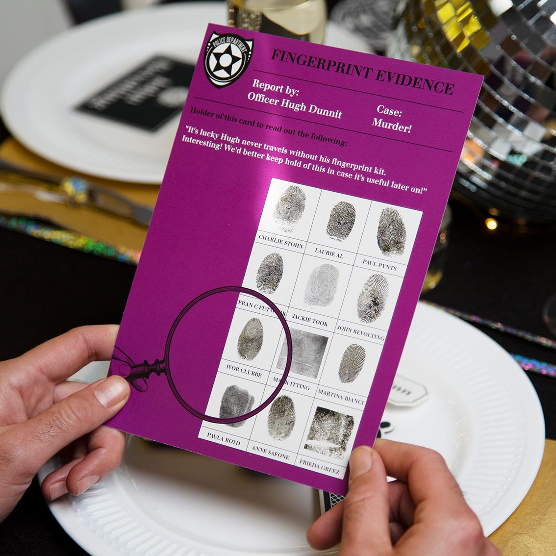 Host Your Own Murder Mystery On The Dance Floor - Talking Tables UK