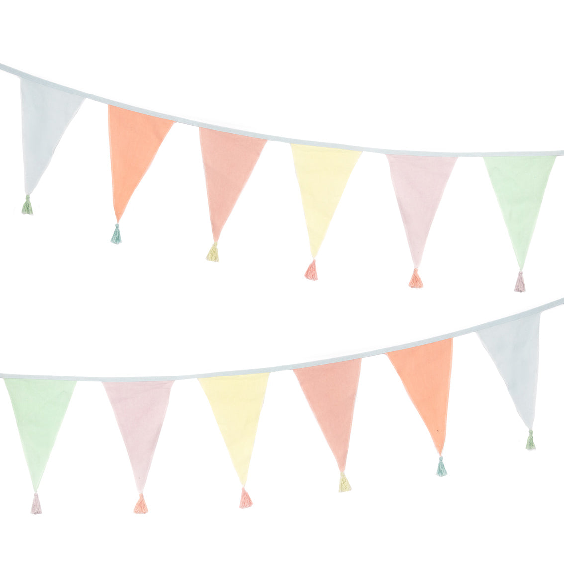 Pastel Fabric Bunting Hanging Decoration - Talking Tables UK