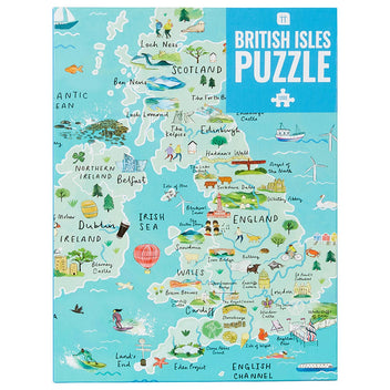 UK Map Jigsaw Puzzle, 1000-Pieces – Talking Tables UK Public