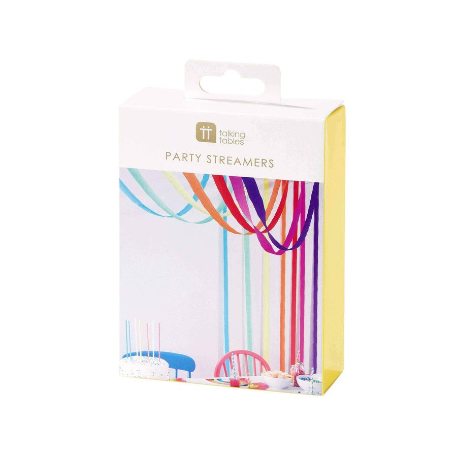 Birthday Brights Rainbow Streamers - Talking Tables UK