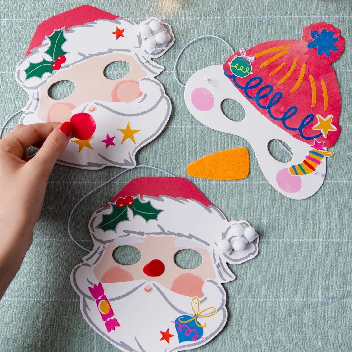 Make Your Own Christmas Masks Kit – Talking Tables UK