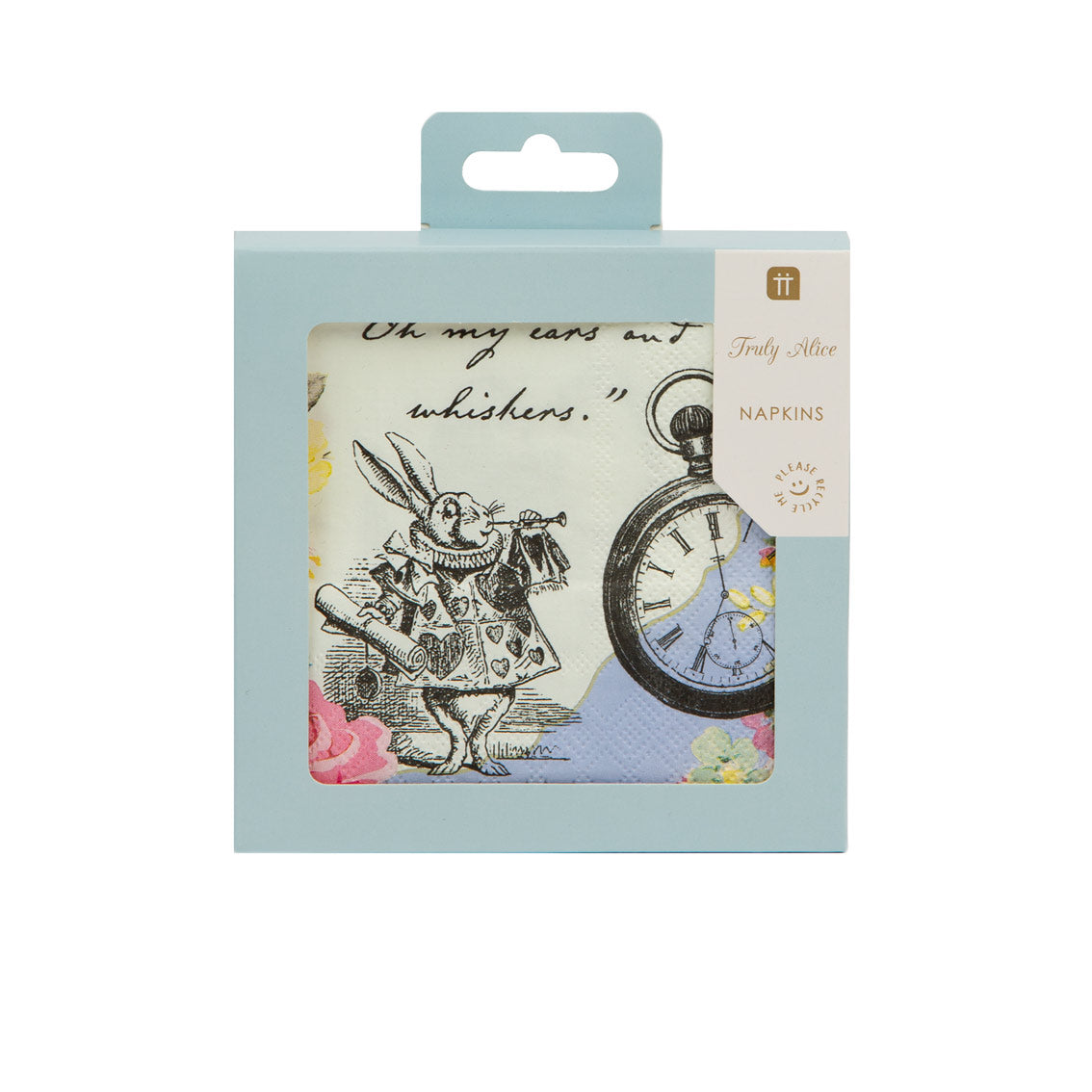 Floral Alice in Wonderland Napkins - 20 Pack – Talking Tables UK Public
